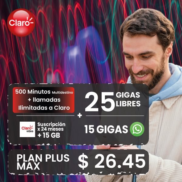 Plan Plus Max Claro Ecuador 🌐 Beneficios Incomparables 📱
