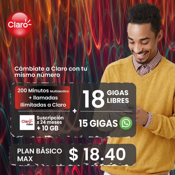 Plan Básico Max Claro Ecuador 📱 Beneficios Increíbles 🌟